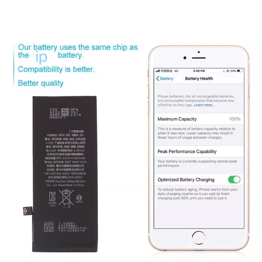 แบตไอโฟน Battery iphone 5G 5S 5C se1 se2 6G 6P 6S 6Sp 7G 7P 8G 8P X XS ...