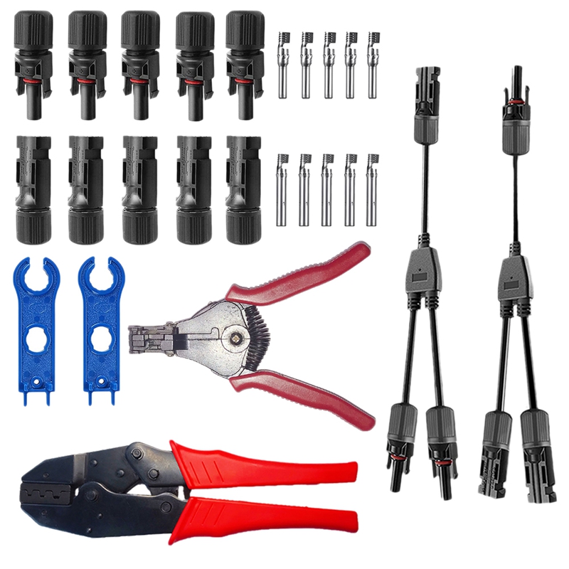 Y-Type 1-Way 2 Photovoltaic Connector Photovoltaic Connector Wrench ...