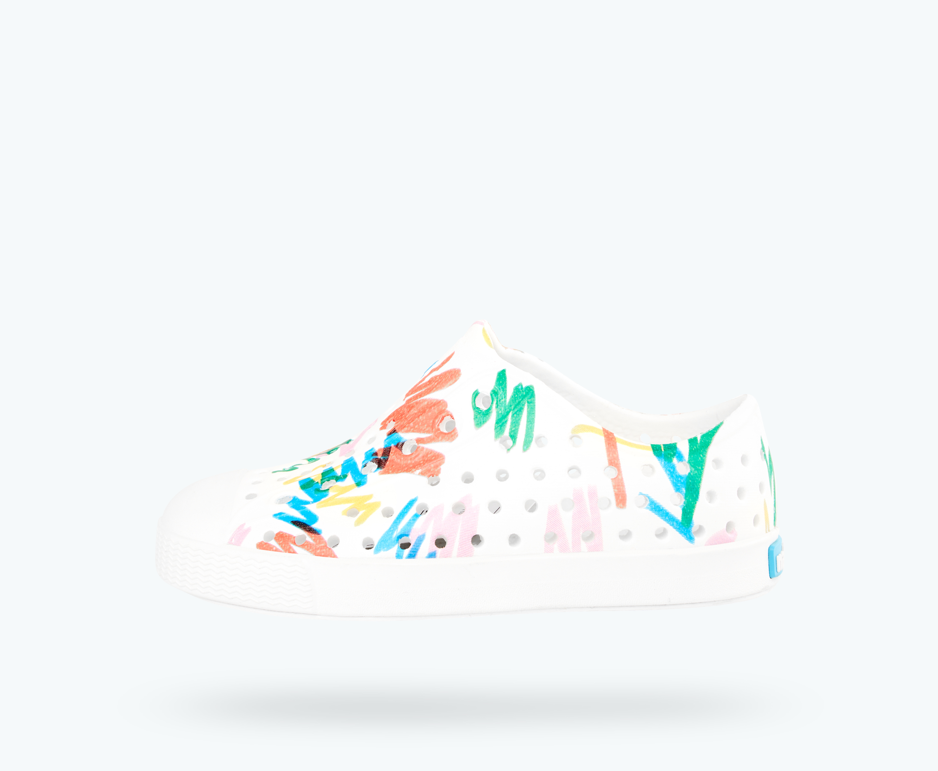 Native รองเท้ากันน้ำเด็กเล็ก EVA รุ่น Jefferson print สี SHELL WHITE ...