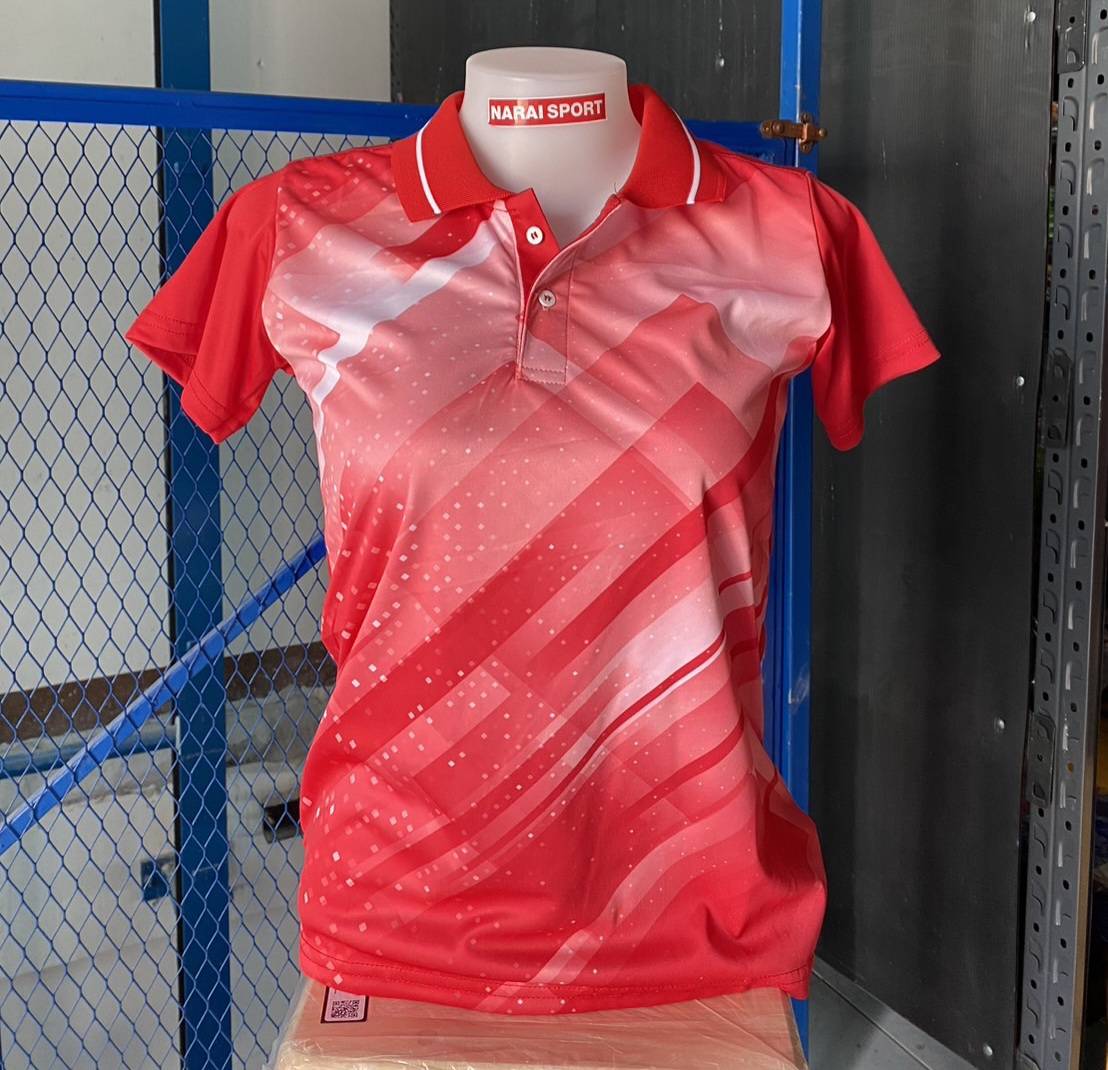 ***ของแท้ส่งไว** เสื้อคอปก SA303 เสื้อกีฬาหญิง เสื้อสีม่วง เสื้อสี ...