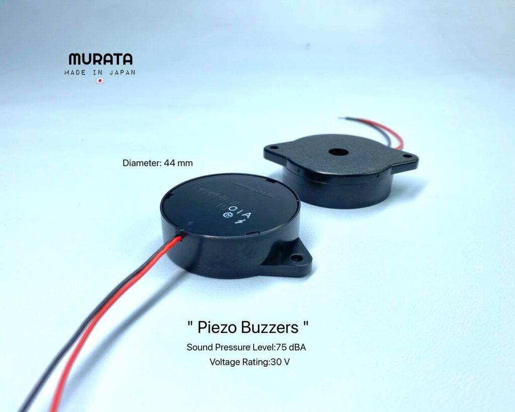 Piezo Buzzer 30Vpp เปียโซ่บลัซเซอร์ ''MURATA'' Piezo Buzzers & Audio Indicators - Choo2hands ...