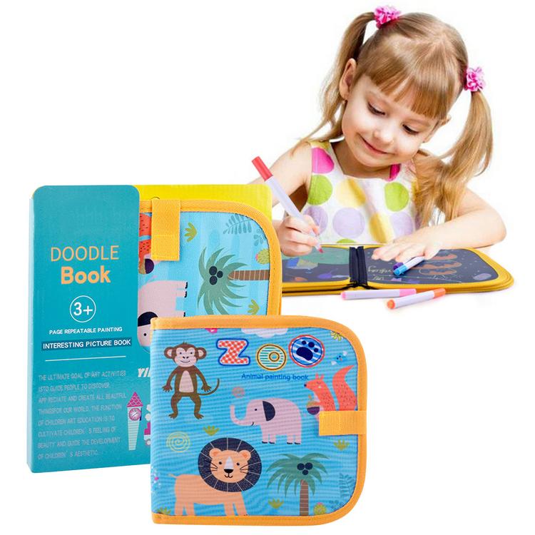 Kids Erasable Doodle Book Set Reusable Scribbler Board Toys for ...