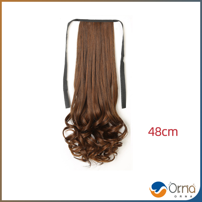 Orna วิกผมหางม้าปลอม ปลายลอนหยักโศกใหญ่ ponytail wig | Lazada.co.th