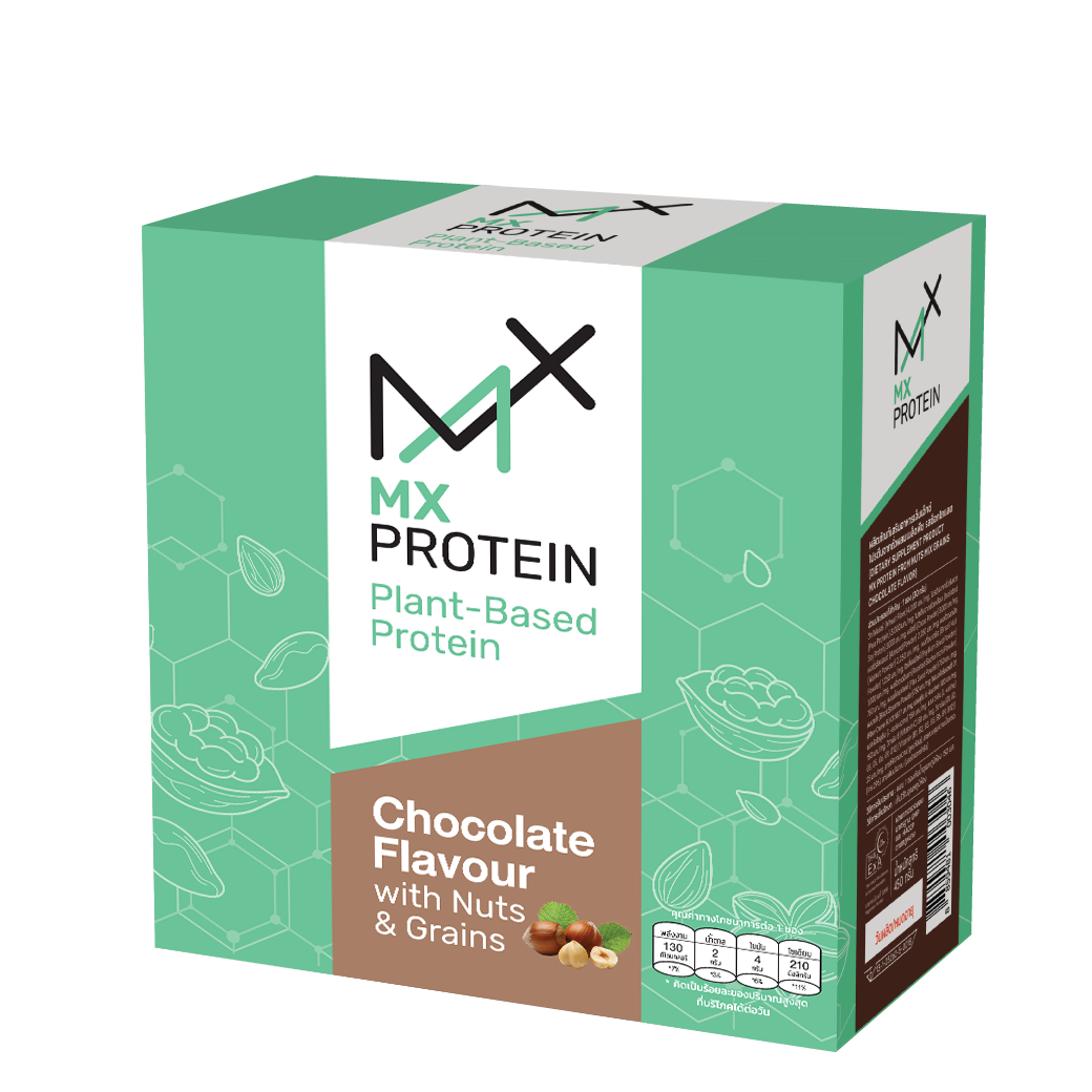 MX Protein (เอ็มเอ็กซ์โปรตีน) เพียว โปรตีนจากถั่วอัลมอนด์ ผสานถั่ว ...