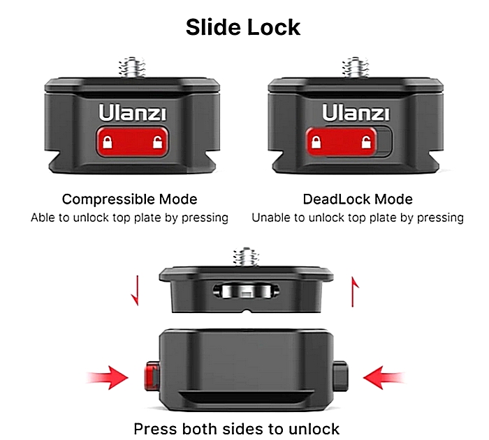 Ulanzi Fast Claw Plate Quick Release Set (Generation II) ควิ๊กเพลท ...