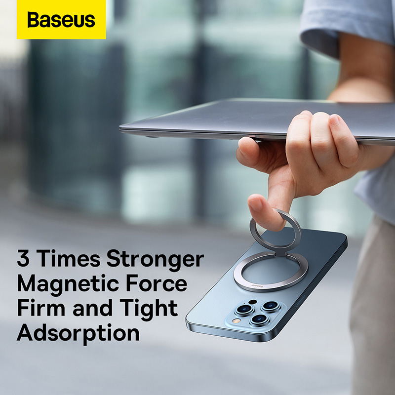 Baseus Metal Magnetic Sticker Plate Ring Phone Holder Iron Sheet Magnet ...