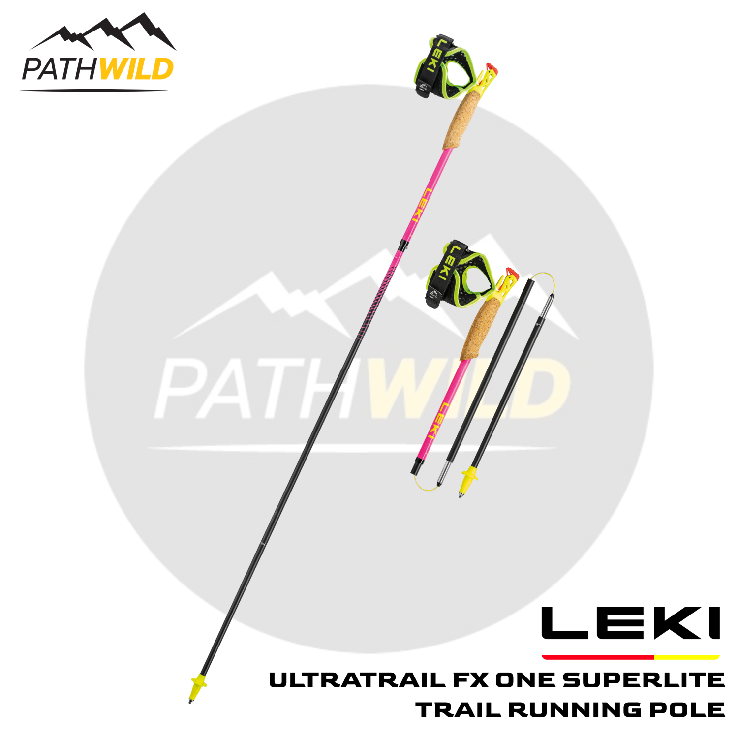 LEKI ULTRATRAIL FX ONE SUPERLITE TRAIL RUNNING POLE ไม้เท้าสำหรับวิ่งเท ...