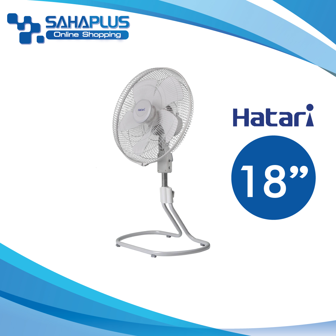 HATARI พัดลมอุตสาหกรรม ฮาตาริ รุ่น IS18M1 ขนาด 18 นิ้ว (รับประกันนาน 3 ปี) - Sahaplus - ThaiPick