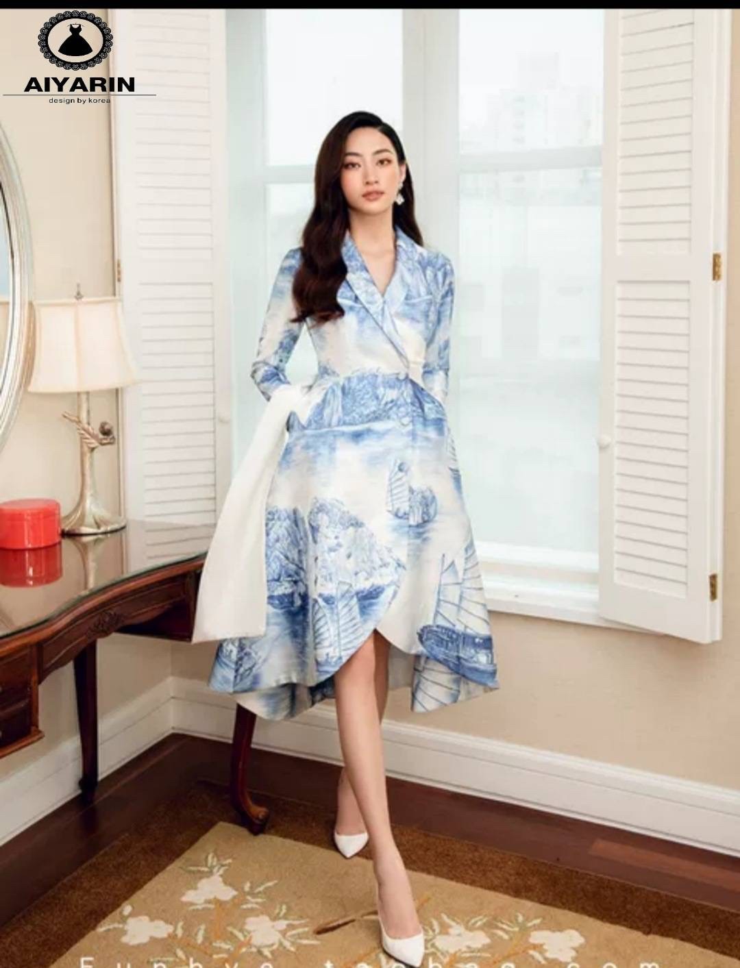 พร้อมส่ง S-4XL GANNIESHOP (A82) Dress แม๊กซี่เดรส เดรส เดรสยาว เดรสสีขาว เดรสสีฟ้า เดรสสาวอวบ ...