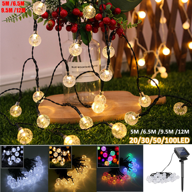 พร้อมส่งโซล่าเซลล์ 2050100 LED ไฟกระพริบ แต่งสว ไฟแต่งสวน ไฟวินเทจ ไฟปิงปอง ต่อหลายๆชุดได้ไม่ ...