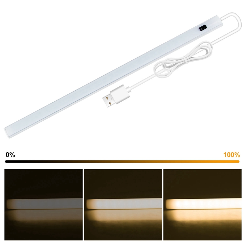 5V USB LED Strip Desk Lamp Hand Sweep Switch Motion Sensor Lamp Study ...