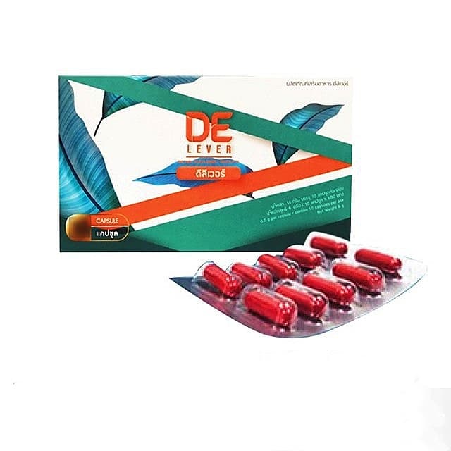 DELEVER บำรุงตับ อาหารเสริมบำรุงตับ ดีท็อกซ์ตับ ล้างพิษตับ ฟื้นฟูตับ ขจัดสารพิษของตับ ( 1 กล่อง ...