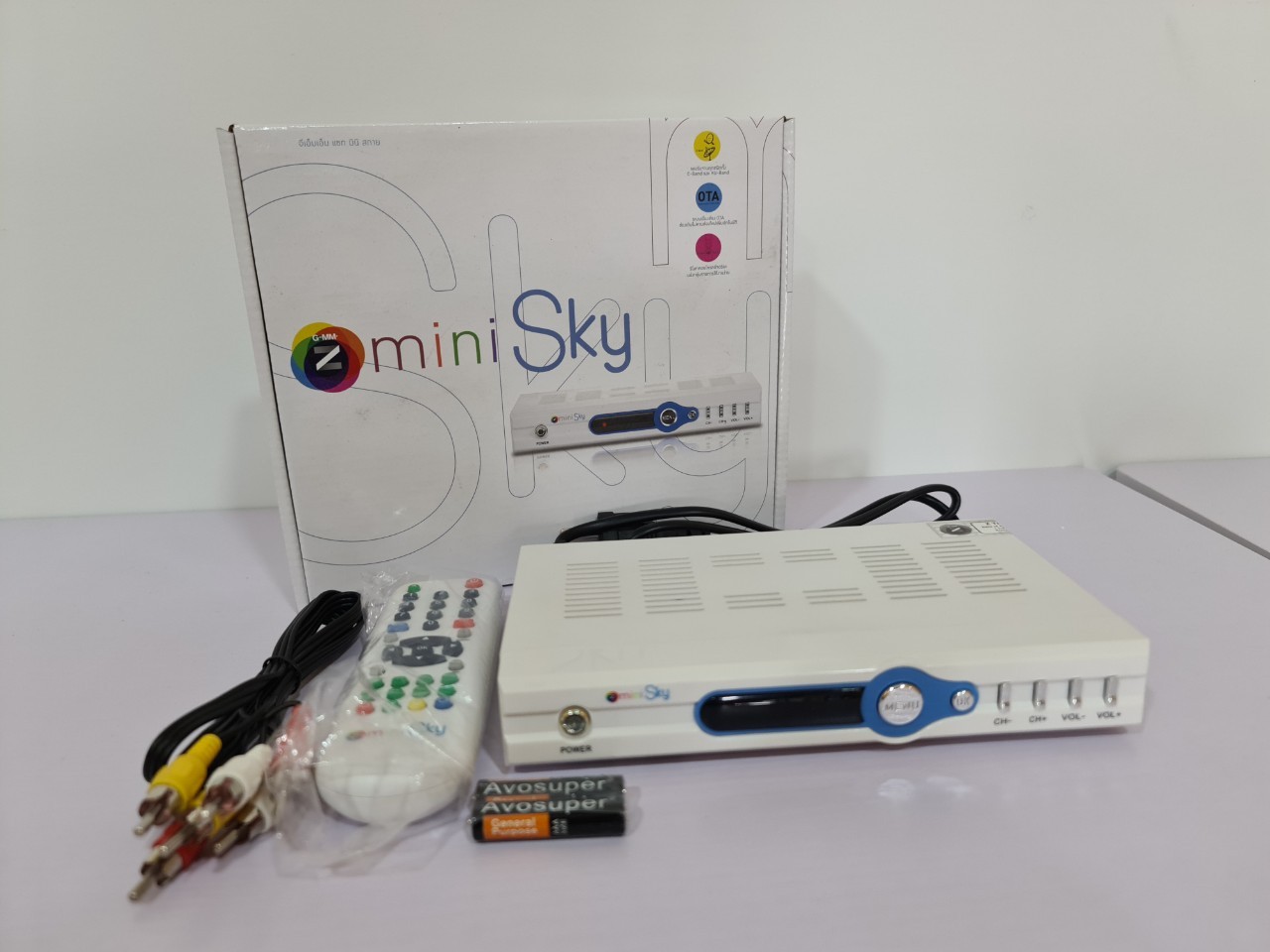 กล่องรับสัญญาณดาวเทียม GMMz รุ่น Mini Sky (รองรับจานดาวเทียมตะแกรง และจานทึบเล็ก) - Orawanshop ...