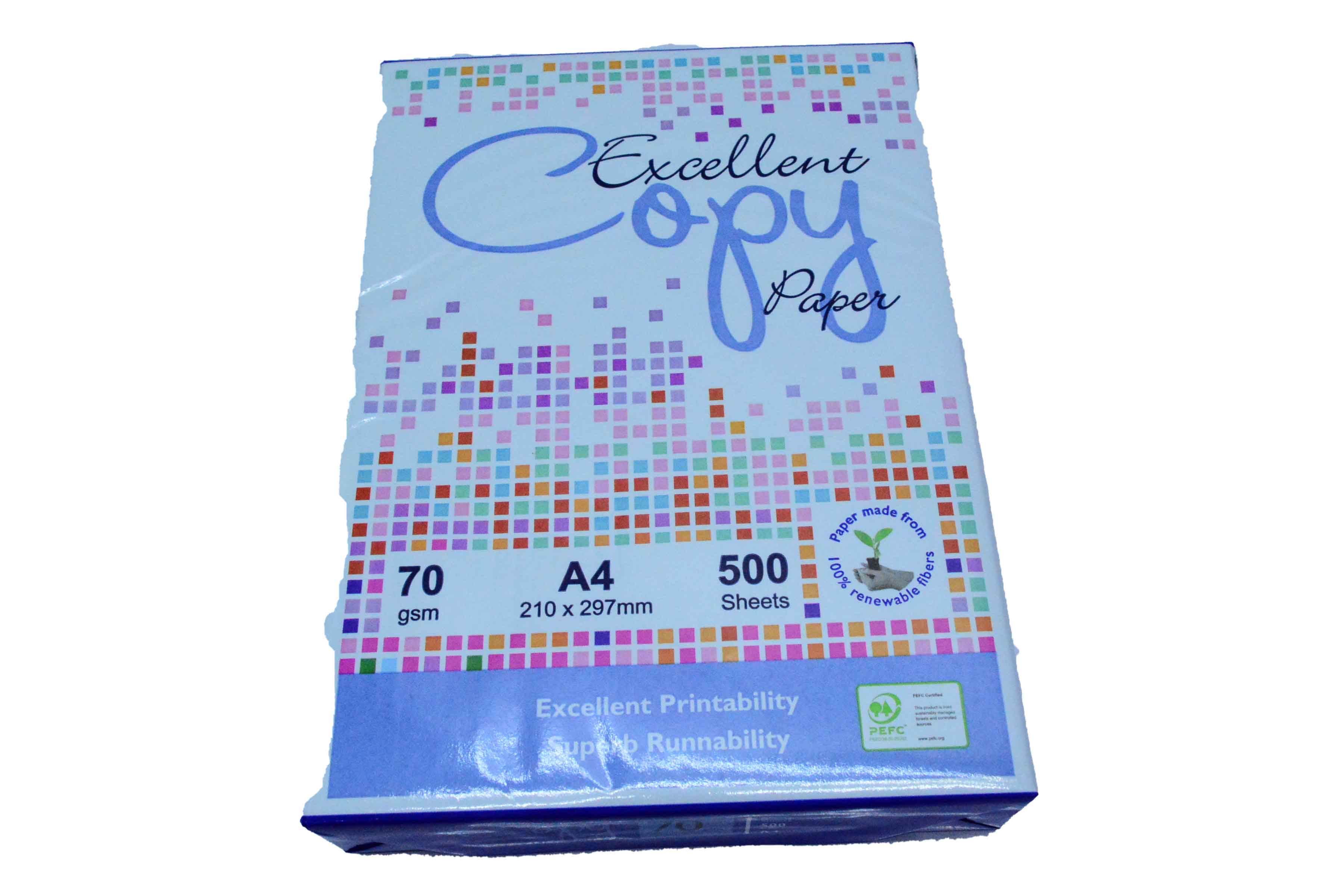 กระดาษถ่ายเอกสาร Excellent A4-70G-500ผ 1ริม | Lazada.co.th