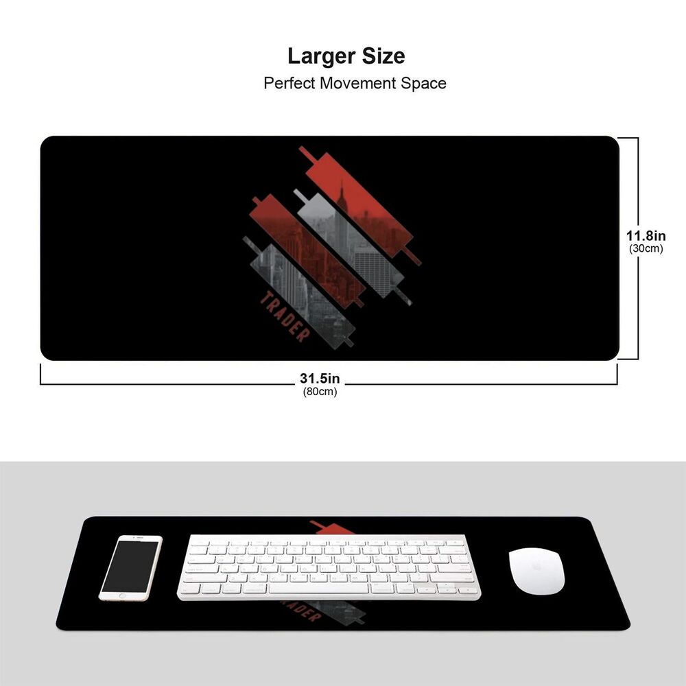 AvailableGaming Mouse Pad Day Trader Forex Candlestick Non-Slip Rubber ...