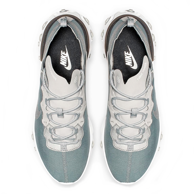 Nike รองเท้าผู้ชาย Nike React Element 55 BQ6166-007 (Metallic Silver ...