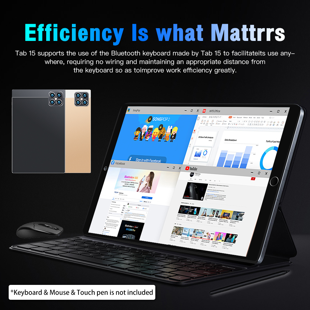 tablet Samsang SPARK 8 10.1 นิ้วแท็บเล็ตพีซี RAM16G ROM1024G Tablet ...