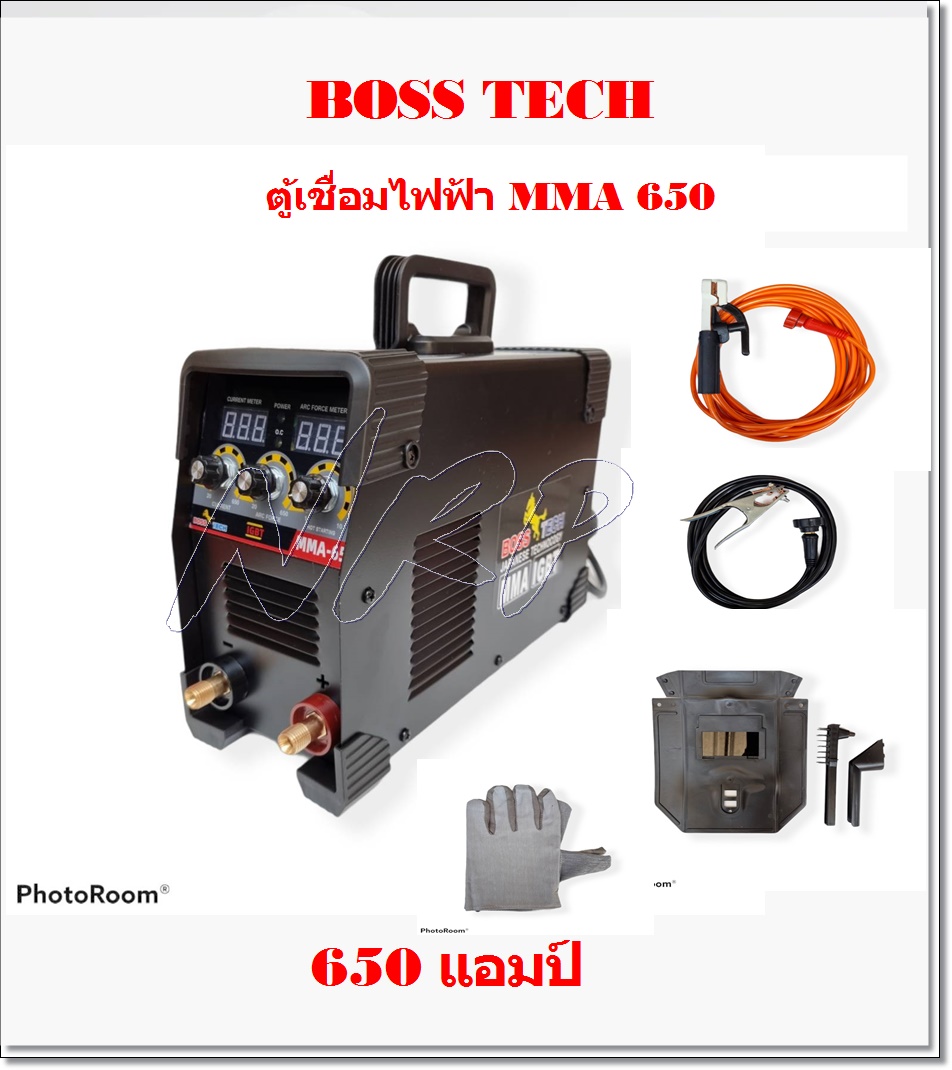 BOSS TECH ตู้เชื่อม Inverter ตู้เชื่อมไฟฟ้า เครื่องเชื่อม IGBT MMA-650 ...
