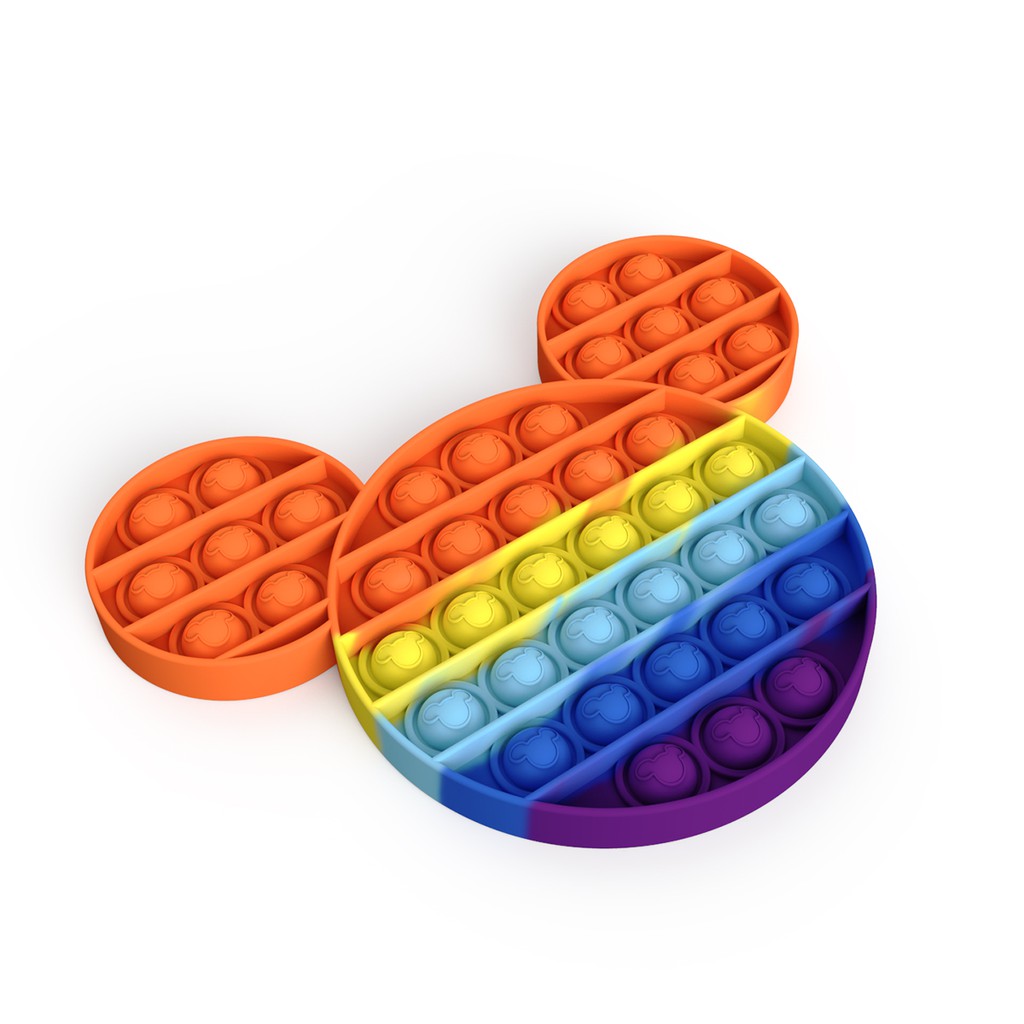 [นำเข้า]⊕ Pop Its Round Fidget Toy Push Bubble Stress Relief Kids Pop ...