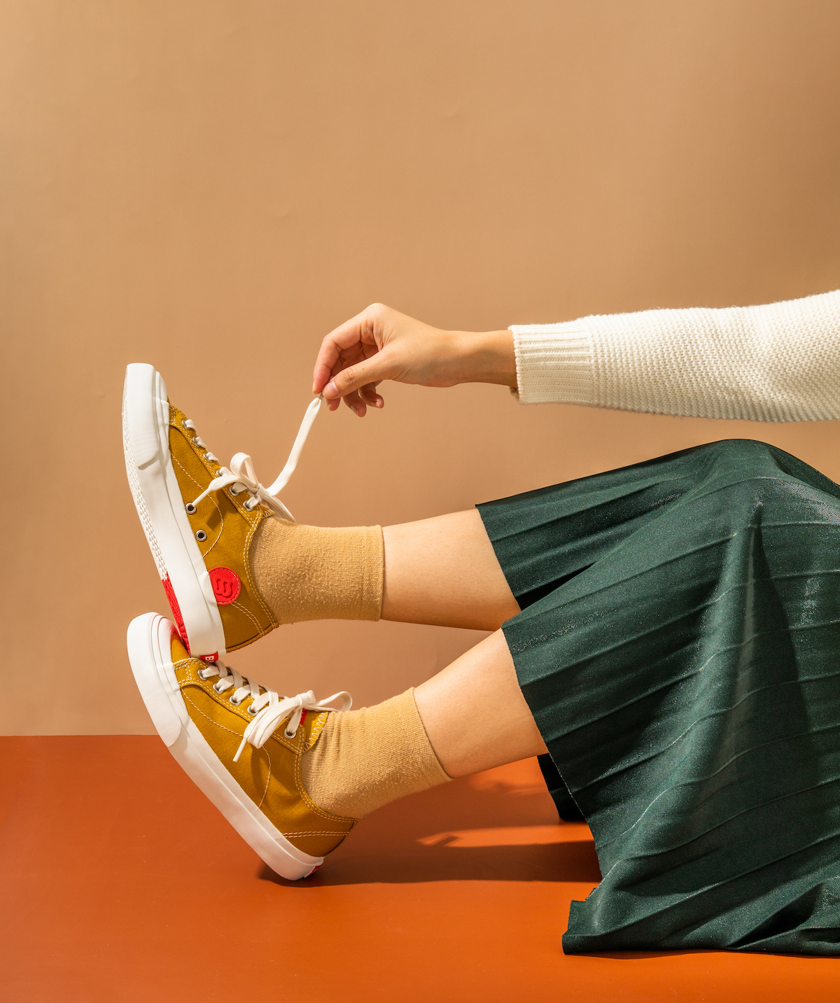 BIKK รองเท้าผ้าใบ รุ่น Basic Mustard - BIKK - ThaiPick