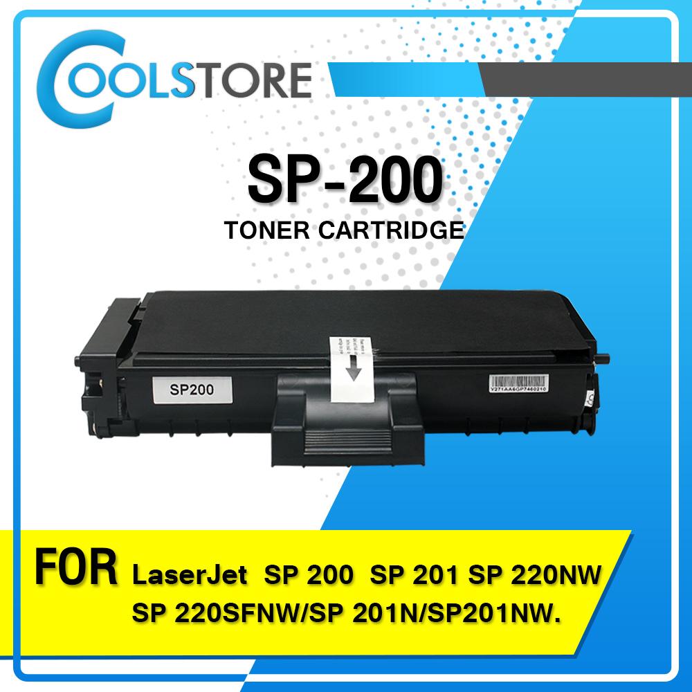 COOL Toner ตลับหมึกเลเซอร์โทนเนอร์ SP200/200/SP220 For Ricoh Printer SP200 200N 200S 200SF ...