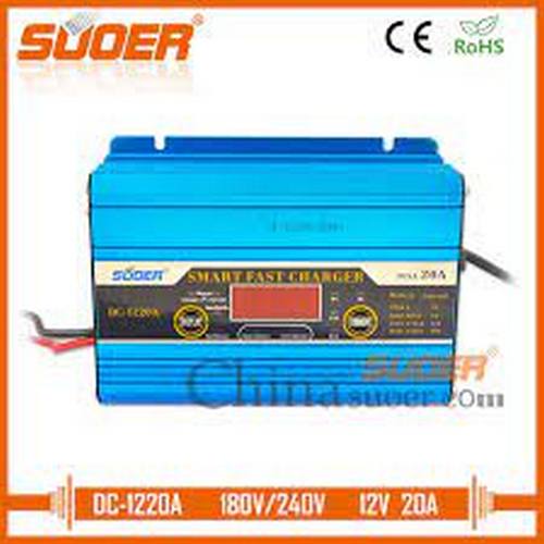 เครื่องชาร์ตแบตเตอรี่ SUOER 12V 20A Smart Fast Charger 20A DC-1220A ...