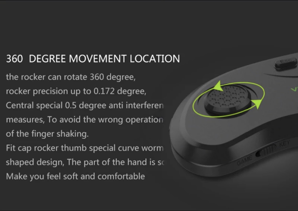 แท้100 Shinecon VR Controller บลูทูธไร้สายบลูทูธรีโมทคอนโทรลGamepadเพลง ...