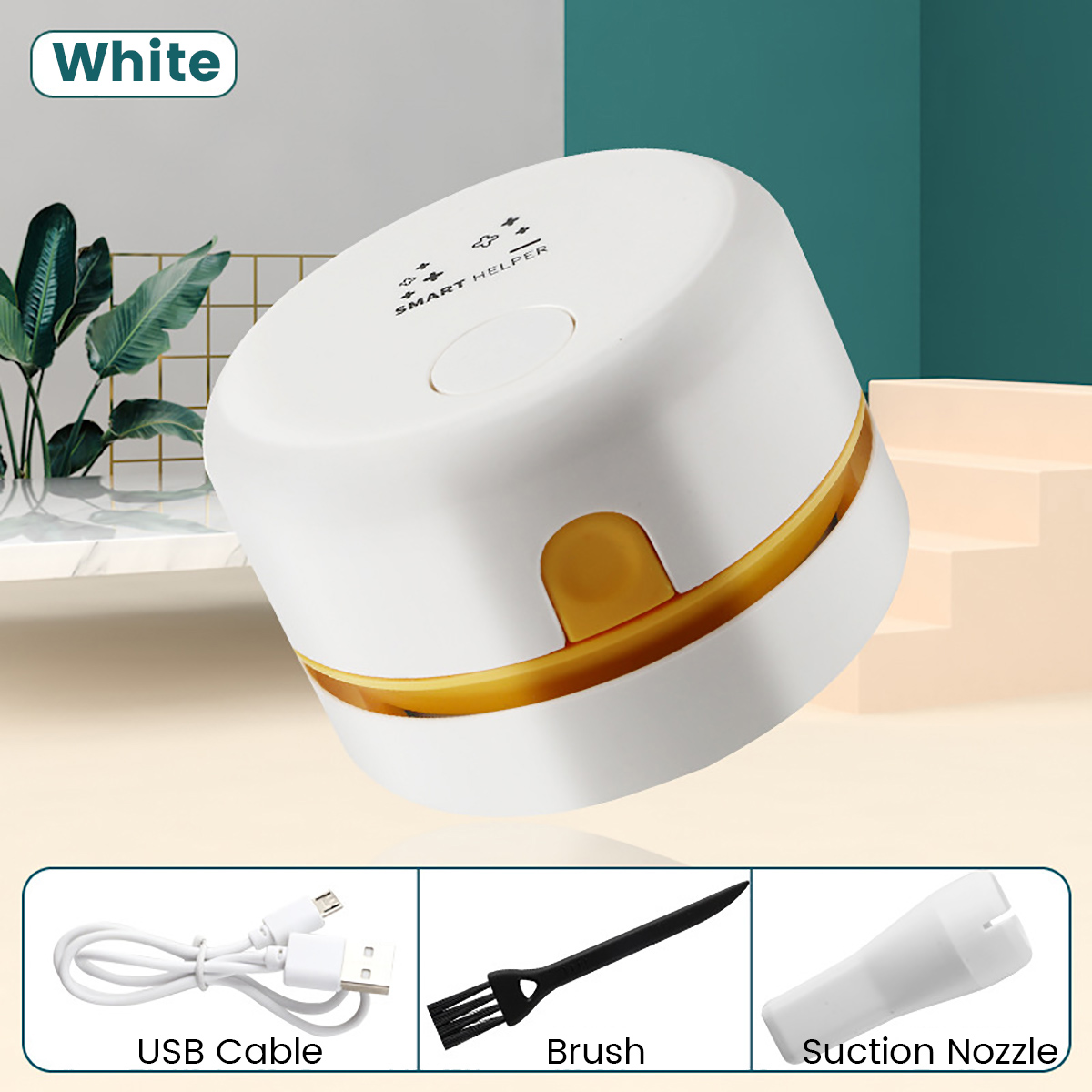 Desk Portable Desktop Cleaner Mini Desk Vacuum Cleaner With School ...