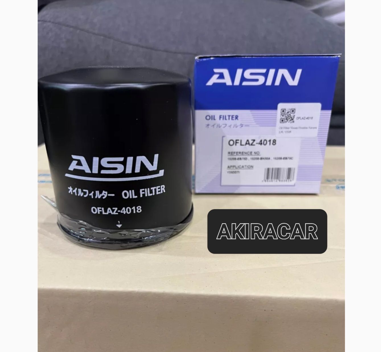 กรองน้ำมันเครื่อง NISSAN NAVARA D40 YD25 NP300 YD25DDTI AISIN OFLAZ-4018 15208-EB70D ยี่ห้อ ...