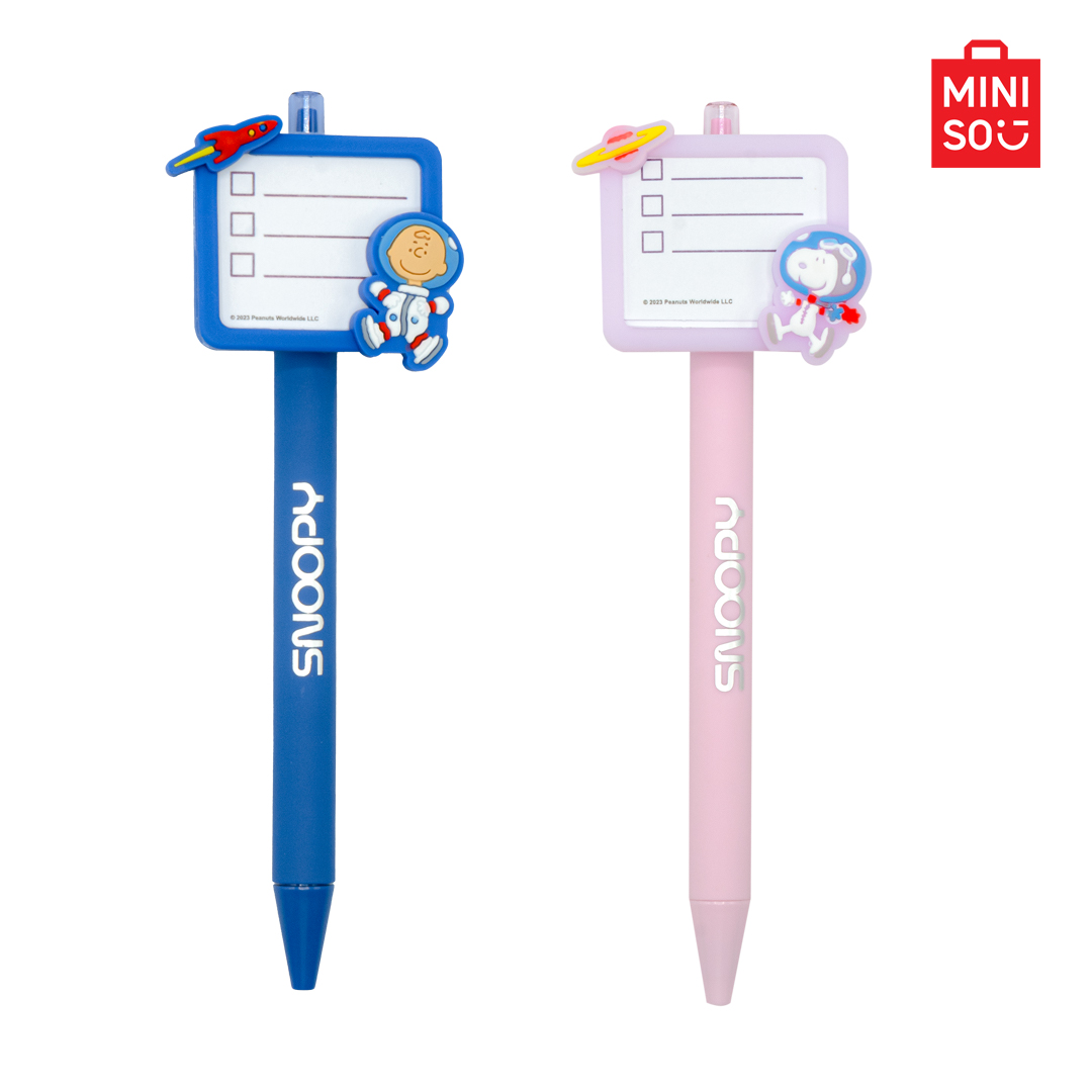 MINISO ปากกาเจลหมึกดำ 1.0mm Snoopy the Little Space Explorer Collection ...