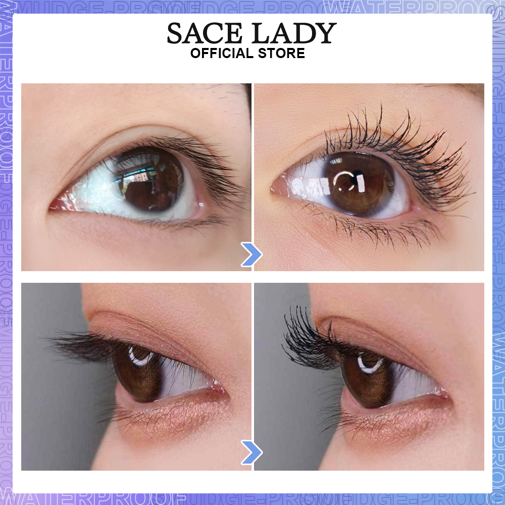 SACE LADY มาสคาร่า กันน้ำ เครื่องสำอาง เครื่องสําอางสําหรับดวงตา ติดทน ...