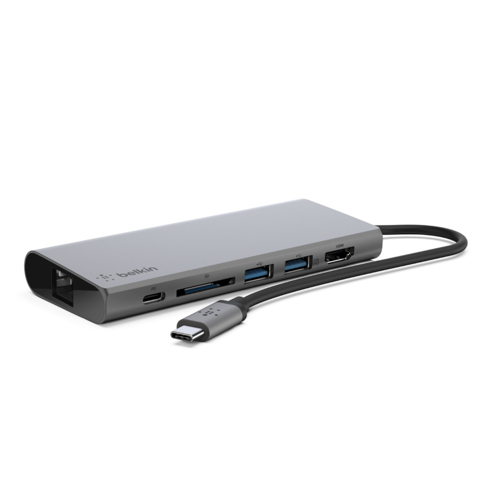 Belkin USB-C Multimedia Hub, Gray - Koan Co.,ltd. - ThaiPick