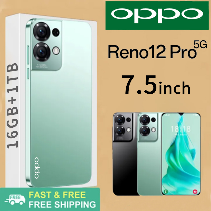 ของแท้1002024 ใหม่ OPP0 Reno12 Pro 5G 7.5นิ้ว โทรศัพท์มือถือ รองรับ2ซิม ...