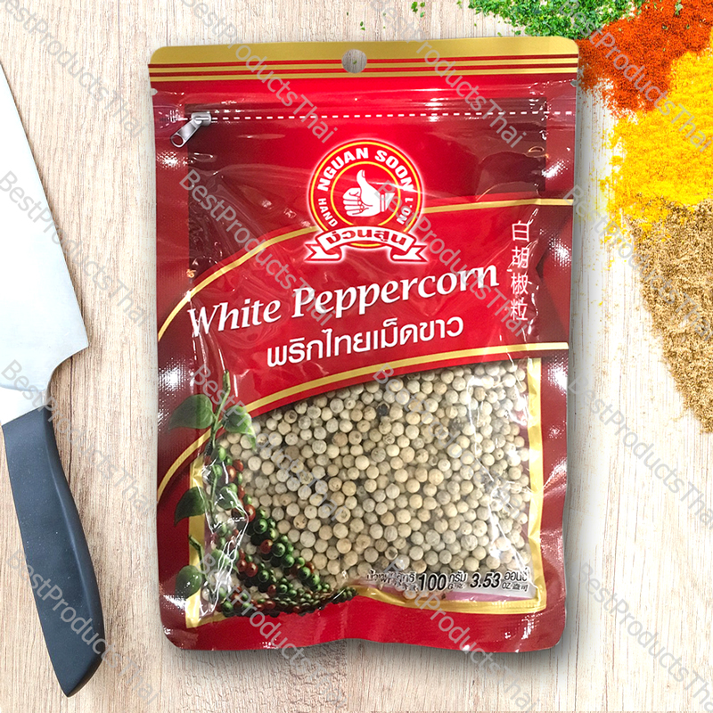 WHITE PEPPERCORN 100% Net Weight 10 - 500 Grams High Quality Of Spices ...