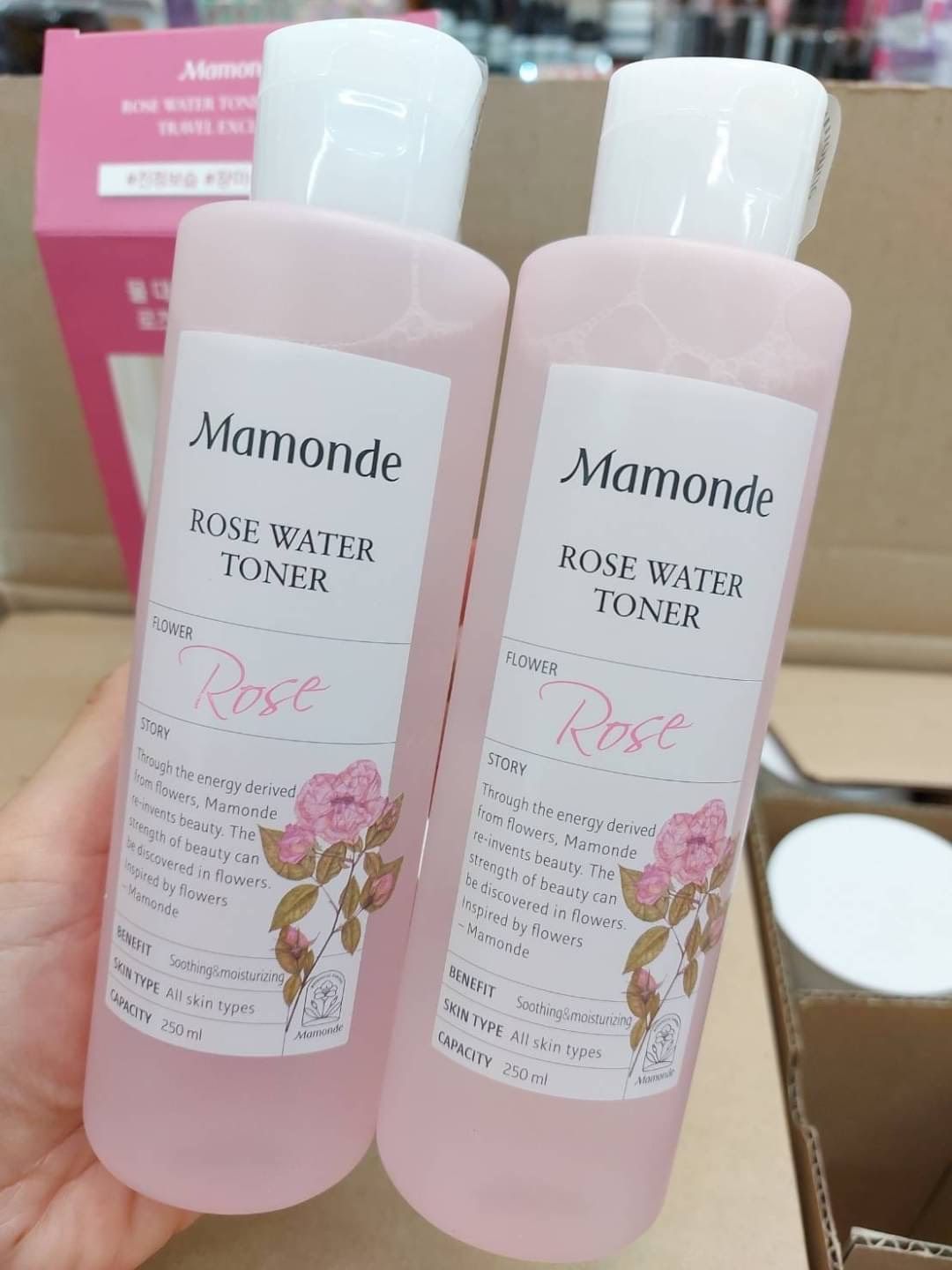 (Exp.2024) Mamonde Rose Water Toner 250ml - DD.Cosmetics - ThaiPick