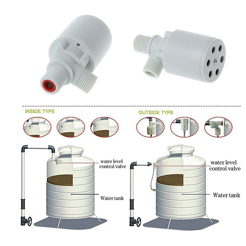 G3/4 Solar Water Tower Pool Automatic Water Level Controller Plastic ...