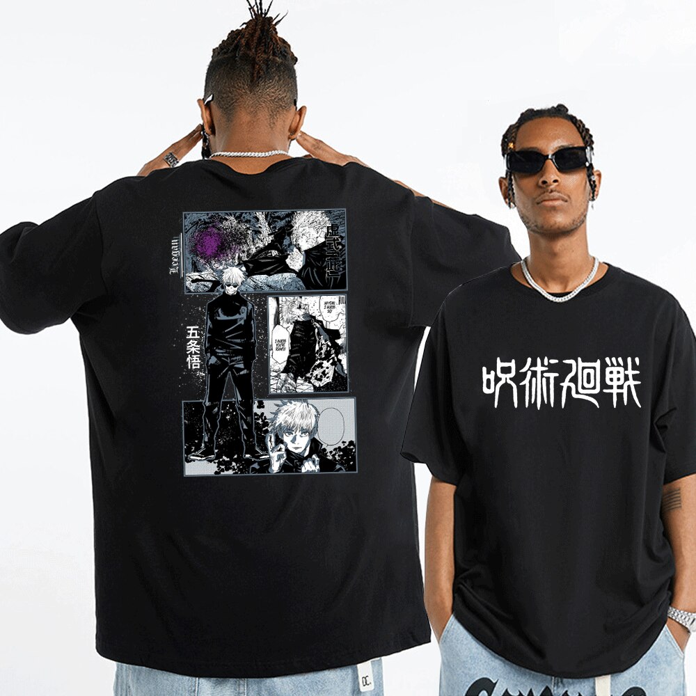 2023NewSatoru Gojo Jujutsu Kaisen Anime Manga Clic T-Shirt Japanese ...