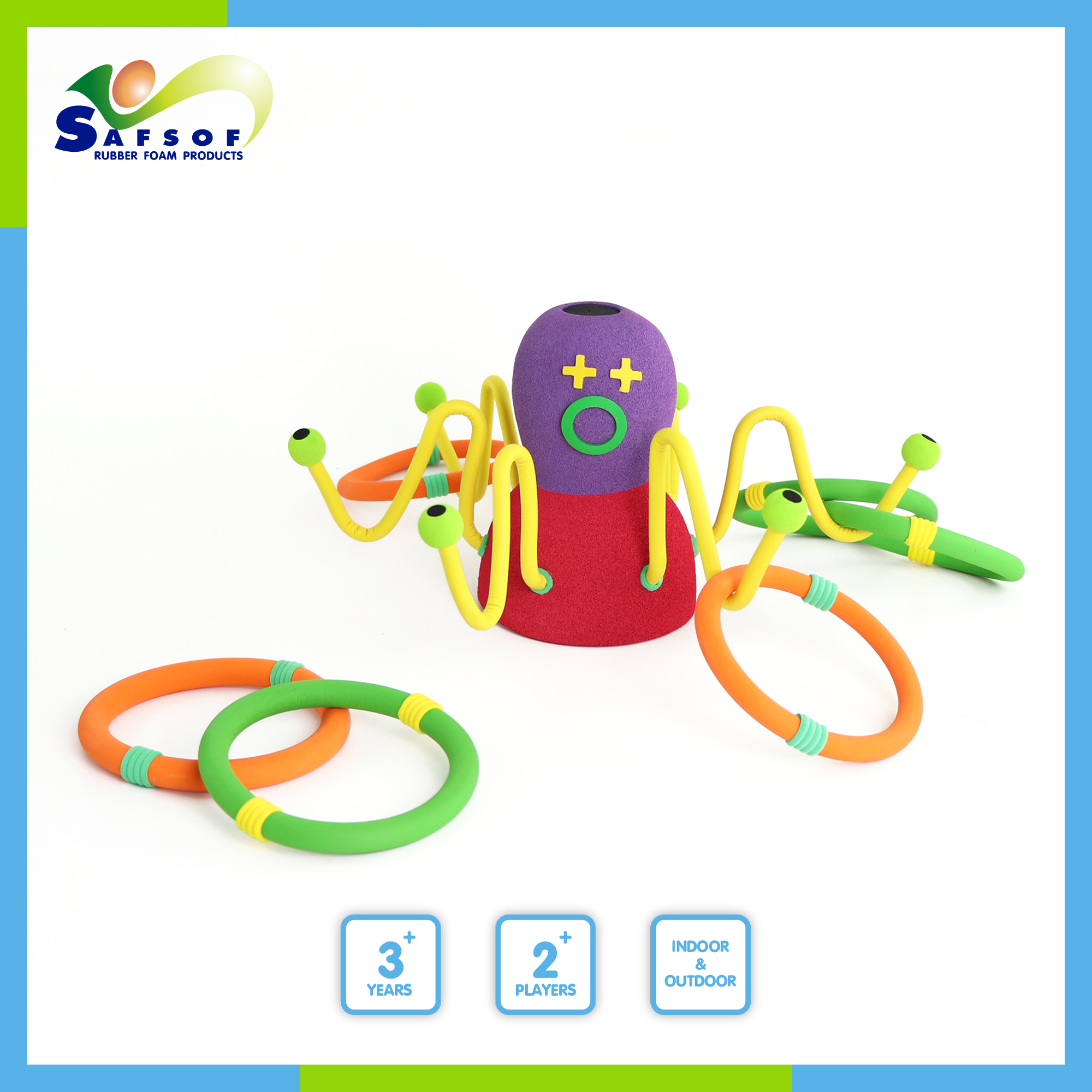 Safsof ของเล่น เกมส์โยนห่วง มีขาโยน รุ่น OR-03 | Lazada.co.th