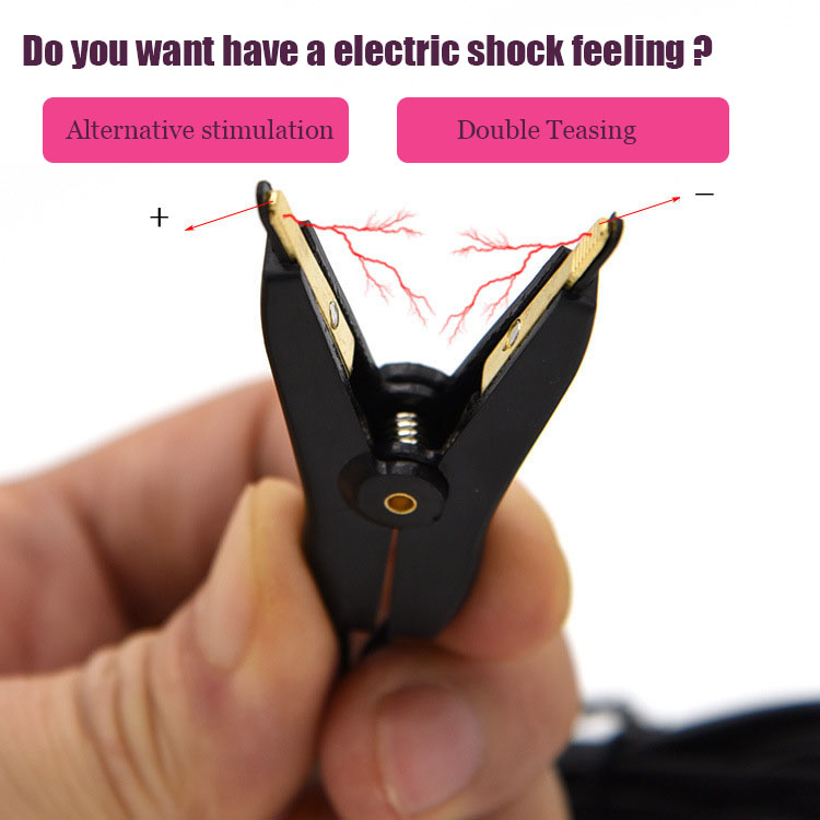 BDSM Electric Shock Accessory, Clamps Clip Stimulator Clips Game ...