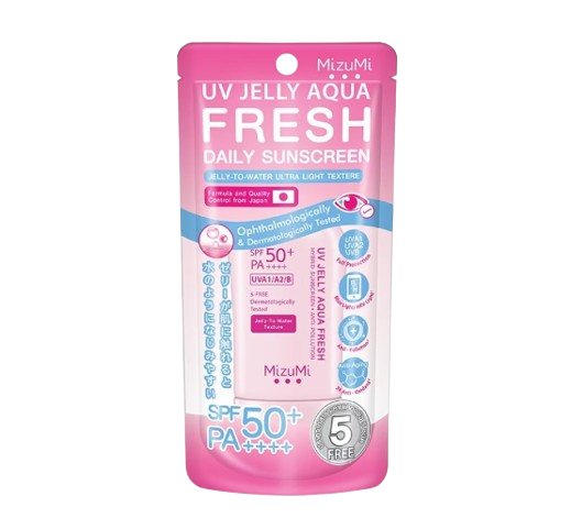 สูตรใหม่!! MizuMi UV Jelly Aqua Fresh Daily Sunscreen SPF50+ PA++++ มิ ...
