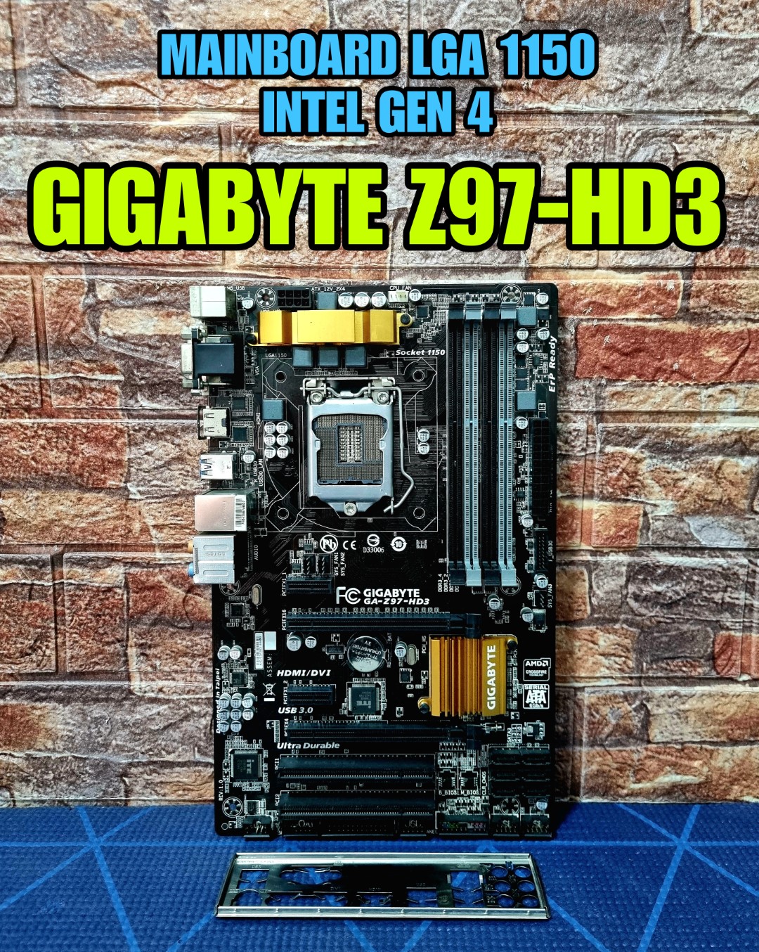 (ร้านในไทย) เมนบอร์ด 1150 รองรับ CPU INTEL GEN 4 ** มีของพร้อมส่งทันที ...