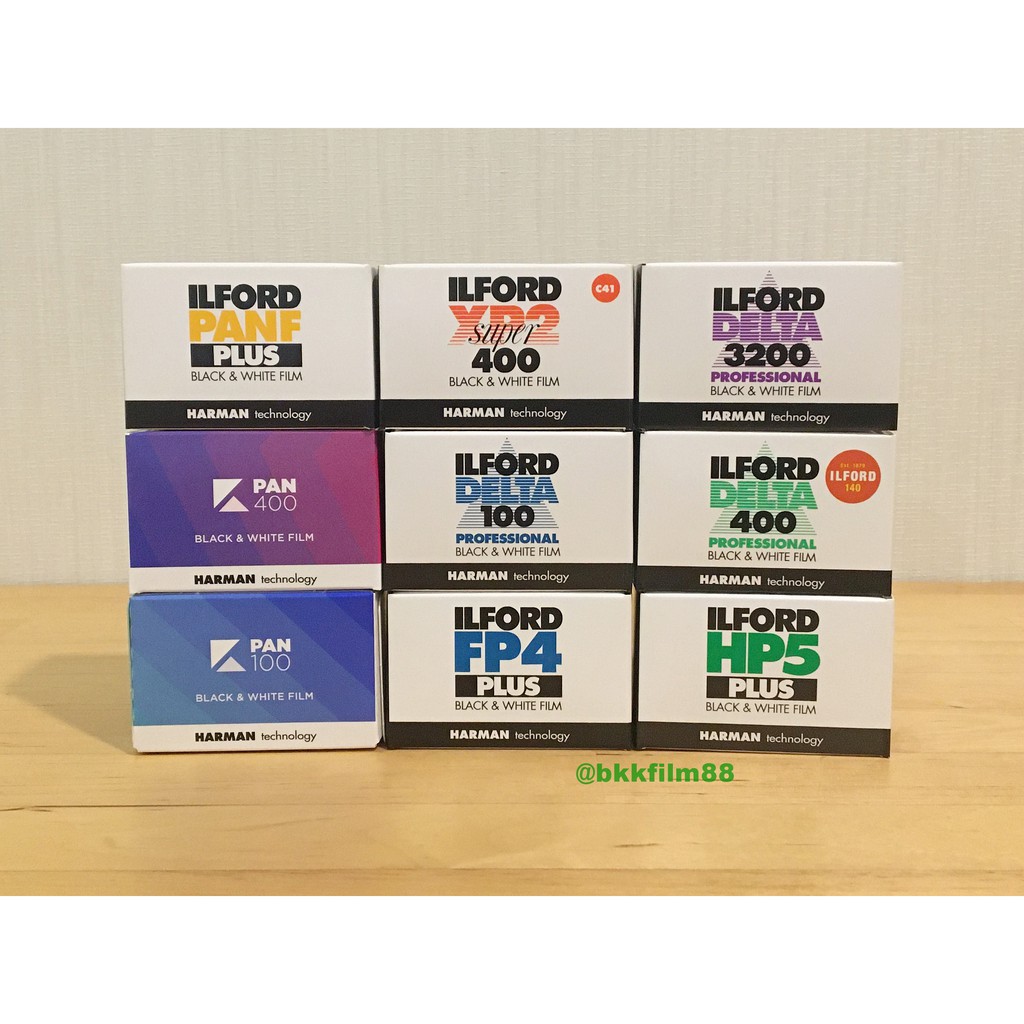 ฟิล์มขาวดำ Ilford ครบๆ ทุกรุ่น 35mm Film Made in England ฟิล์มถ่ายรูป ...