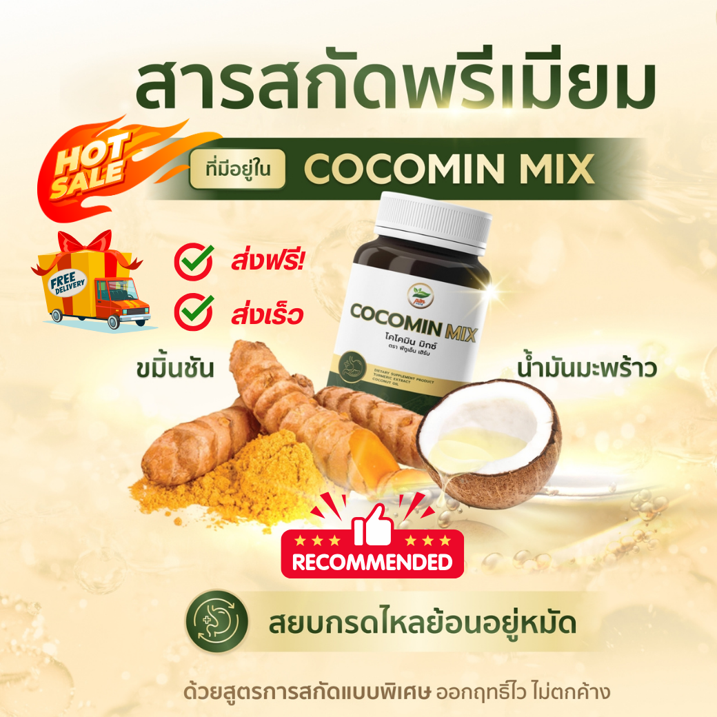 โคโค่มิน มิกซ์ (Cocomin mix) จากงานวิจัย ดร.เพ็ญศรี เพ็ญประไพ | Lazada ...