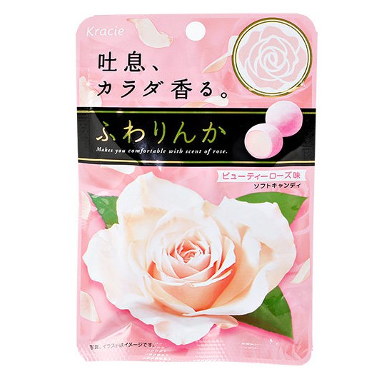 Kracie - Fuwarinka Soft Candy (Rose) กุหลาบ Kracie ลูกอมกุหลาบญี่ปุ่น Fuwarinka Soft Candy ลูกอม ...