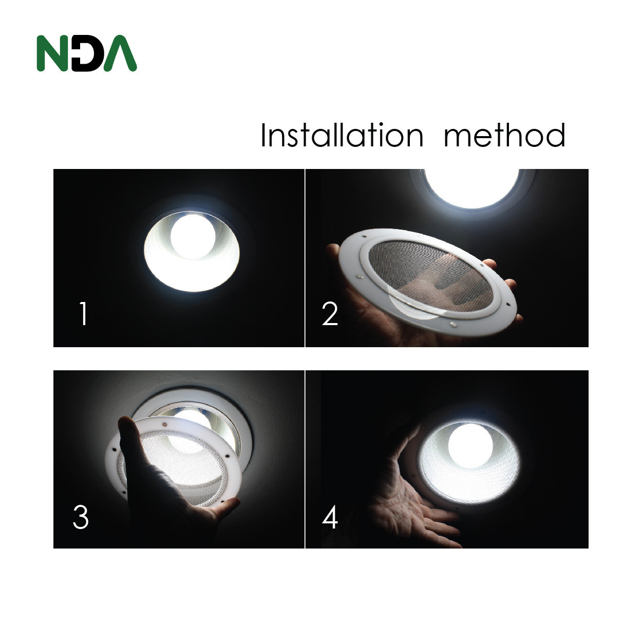ฝาครอบโคมไฟเพดาน (ใส) DCF Downlight Cover Full (clear) - เลือกหินG1 ...