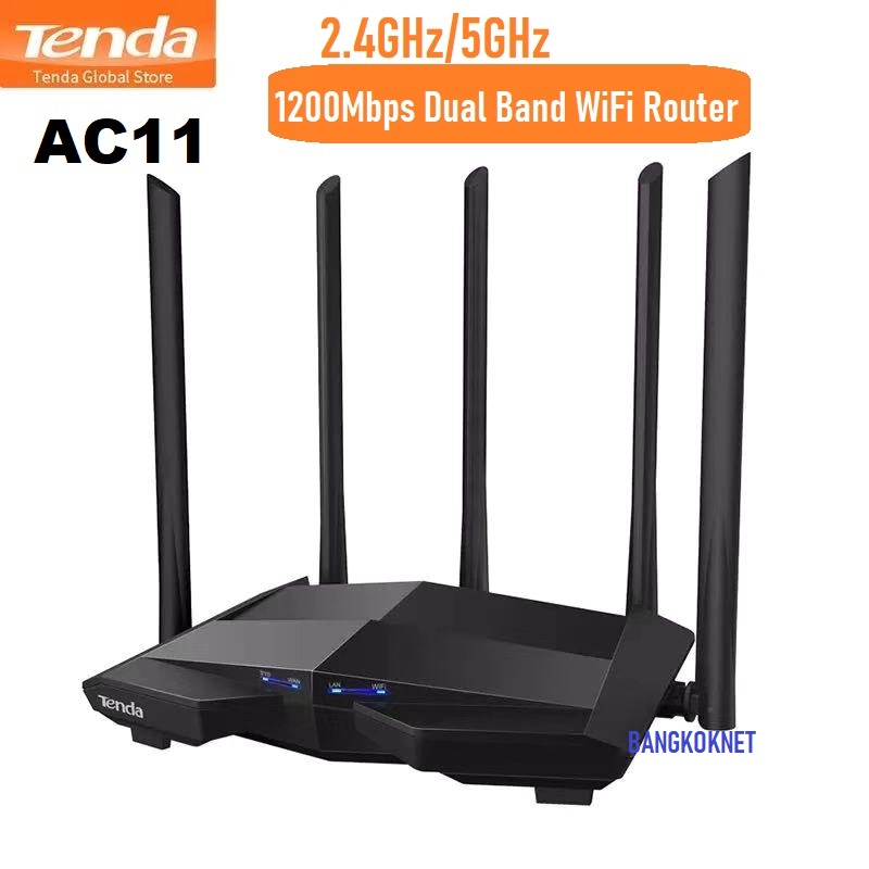 Tenda AC11 1200Mbps 2.4GHz5GHz Dual Band WiFi Router Wireless Repeater ...