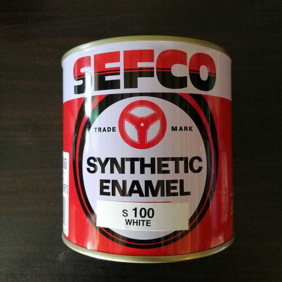 สีน้ำมัน สีขาว สีเคลือบเงา เบอร์ 100 ตราsefco ขนาด0.85ลิตร | Lazada.co.th