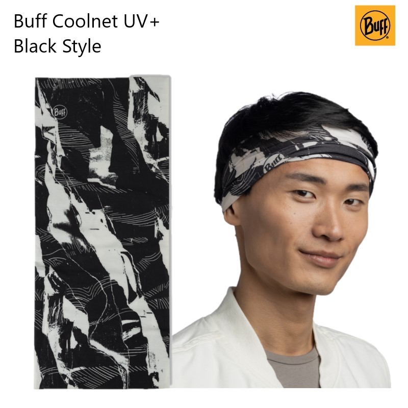 Buff Coolnet UV Neckwear Black Style บัฟลิขสิทธิ์แท้ Made in Spain ...
