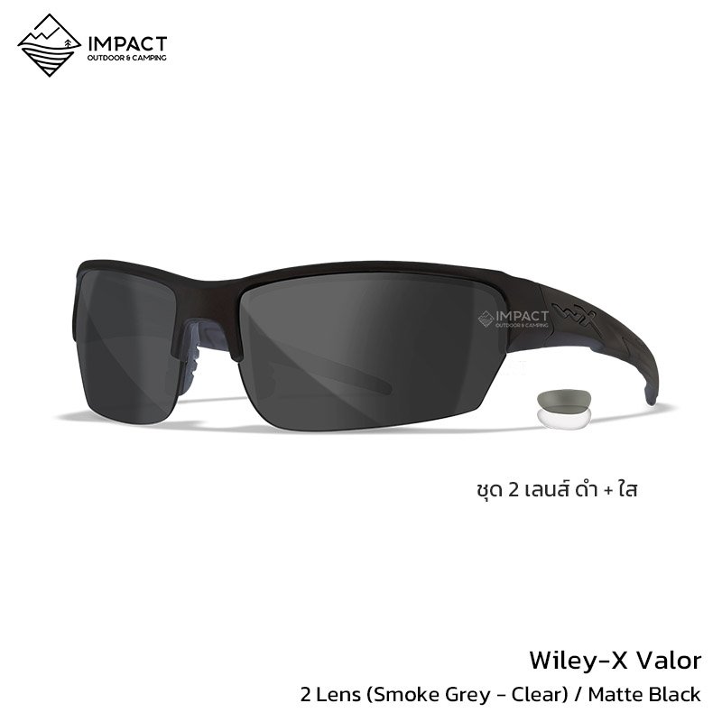 Wiley-X แว่นกันแดด แว่นตา Tactical Valor | Lazada.co.th