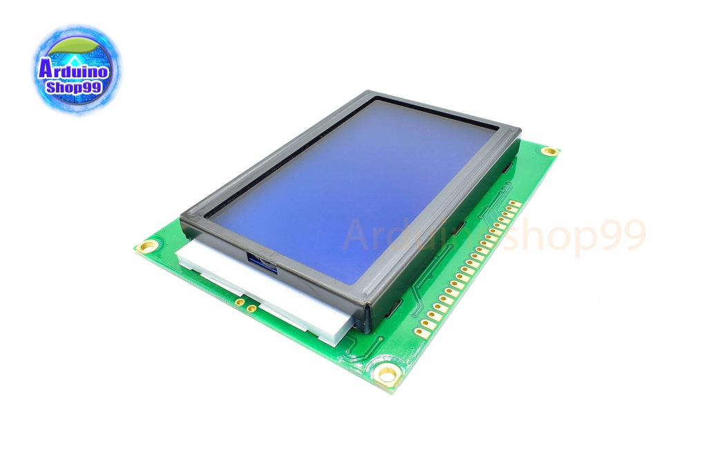 จอแสดงผล LCD12864 128 x 64 character LCD display module Blue Screen - As99shop - ThaiPick